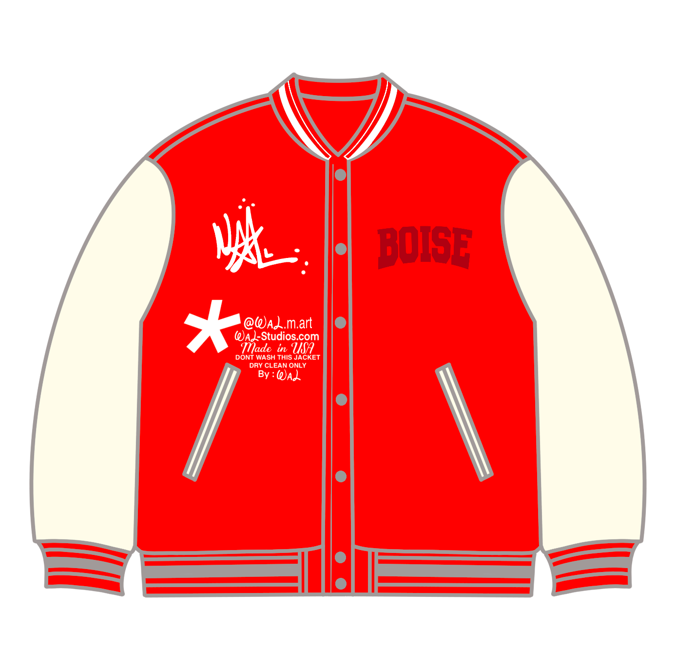 BOISE Varsity Jacket – WAL